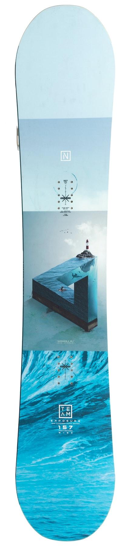 Nitro Team Wide Exposure Snowboard gebraucht 22 All Mountain