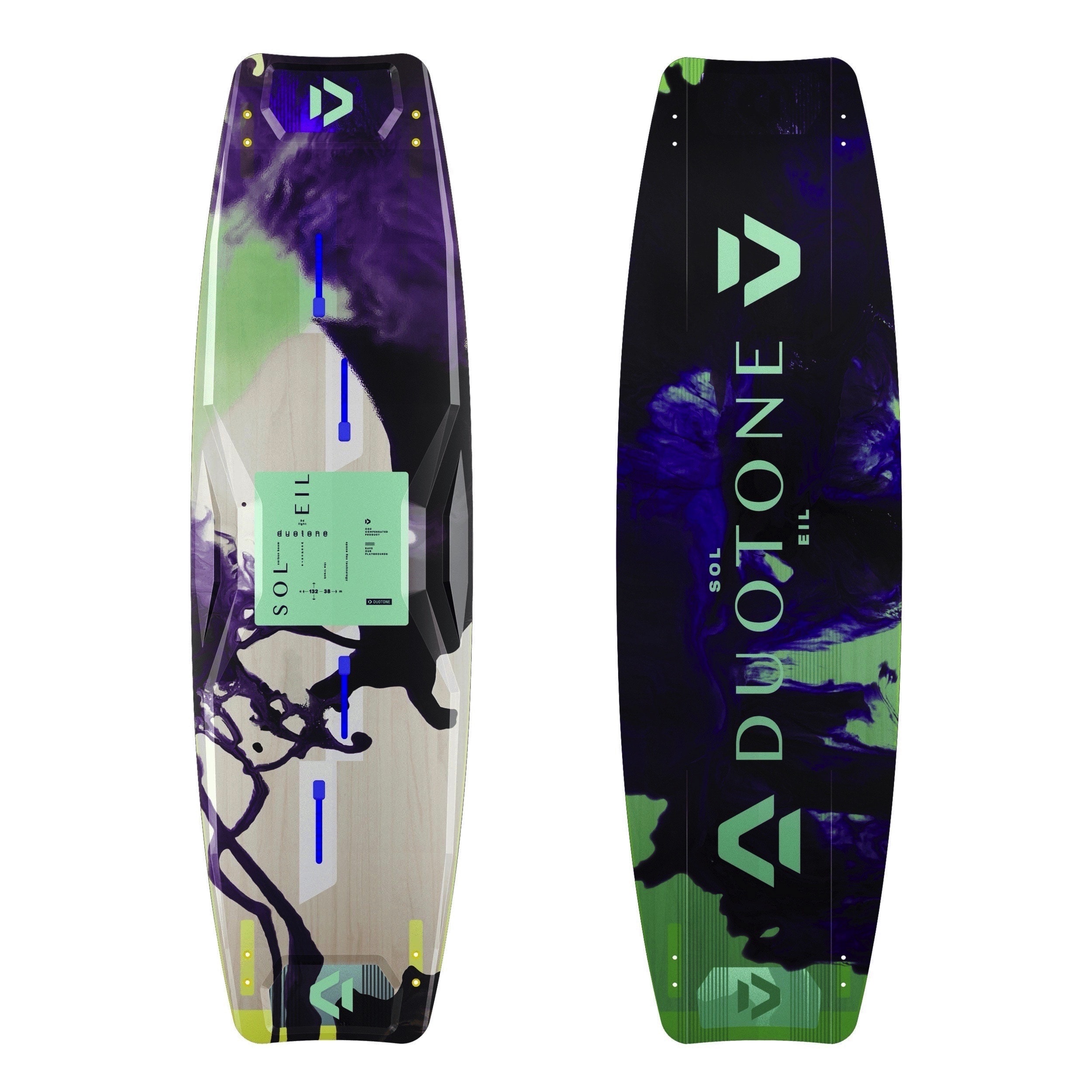 Duotone Soleil Kiteboard 22 Twintip Kite Board Leicht FREERIDE