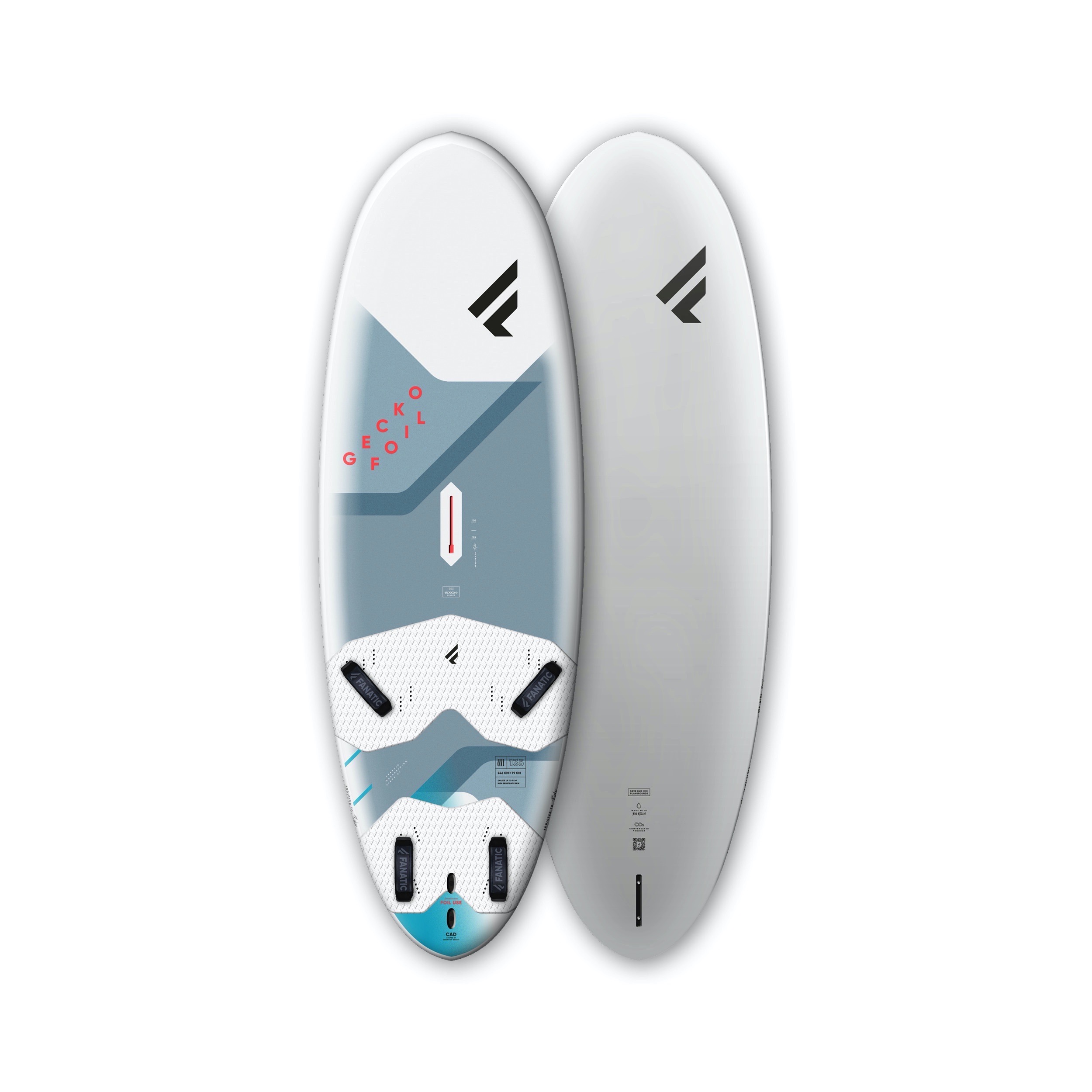 Fanatic Gecko Foil HRS Windsurfboard 22 Freeride Freerace Leicht