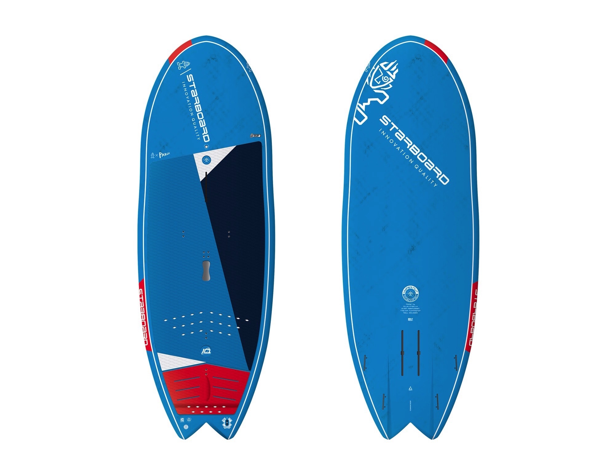 Starboard Hyper Nut Foil 5In1 Blue Carbon SUP Board 22 Wing Wind