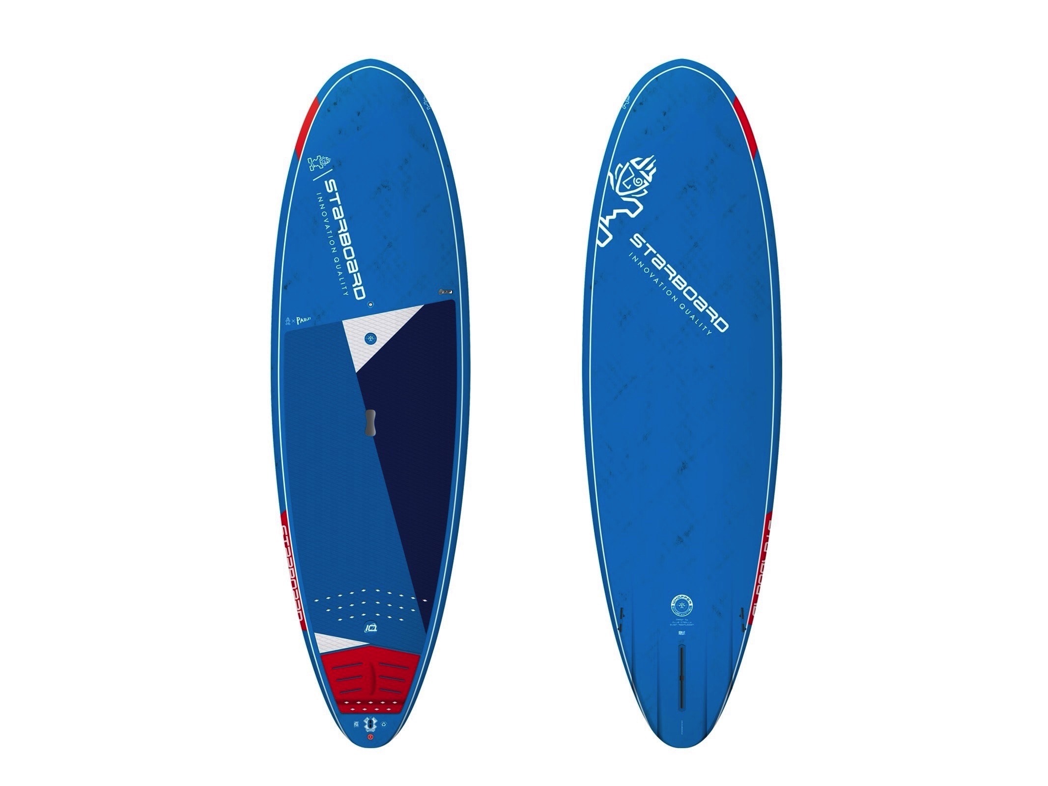 Starboard Wide Ride Whopper Blue Carbon SUP Board 22 Wave Welle