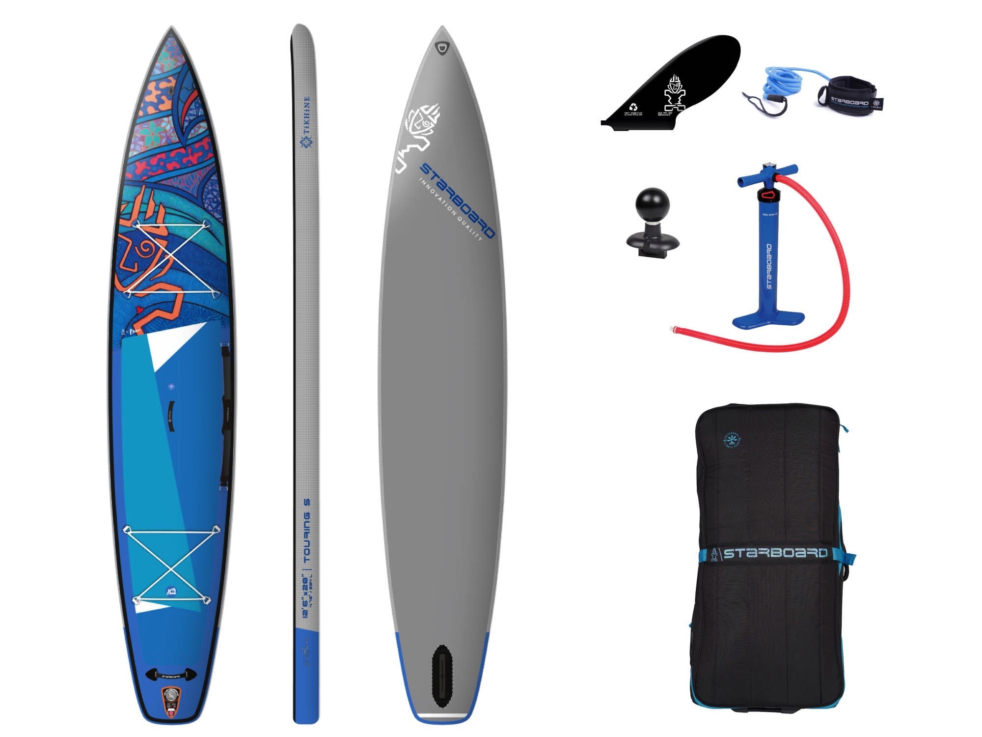 Starboard Touring Wave Tikhine Deluxe SC aufblasbar SUP Board 22