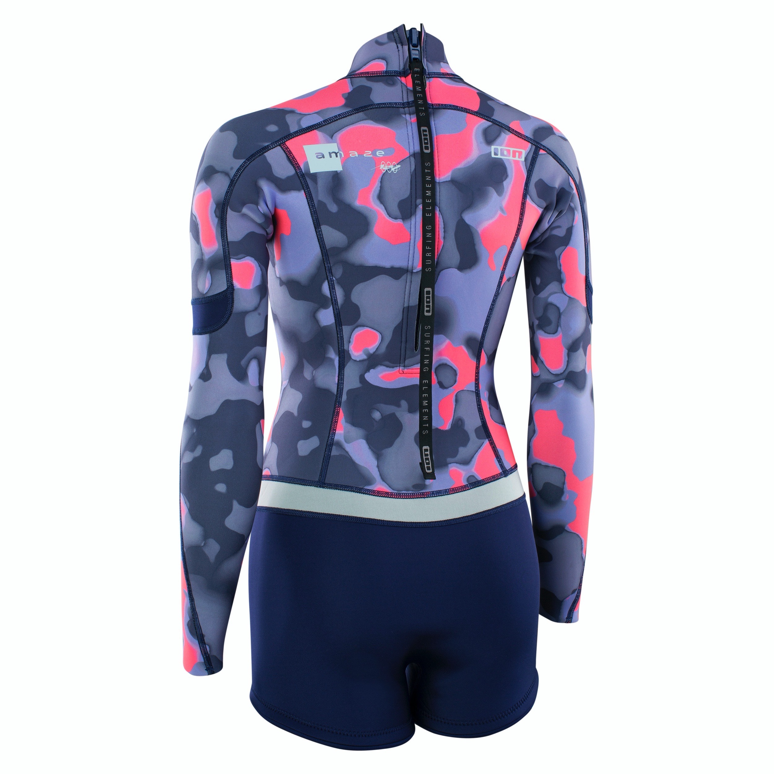 ION Amaze Shorty 2.0 LS Back Zip Damen Neoprenanzug 24 Neopren