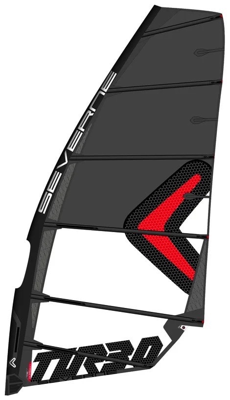 Severne Turbo Gt Antracite Segel 22 Freerace Windsurf Race