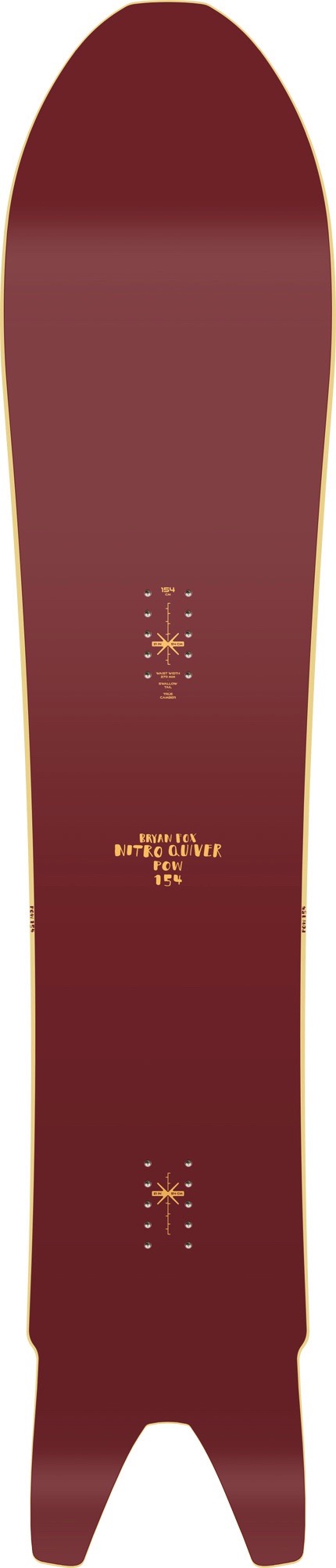 Nitro Pow Snowboard 23 Freeride Freeride Power Tief Schnee