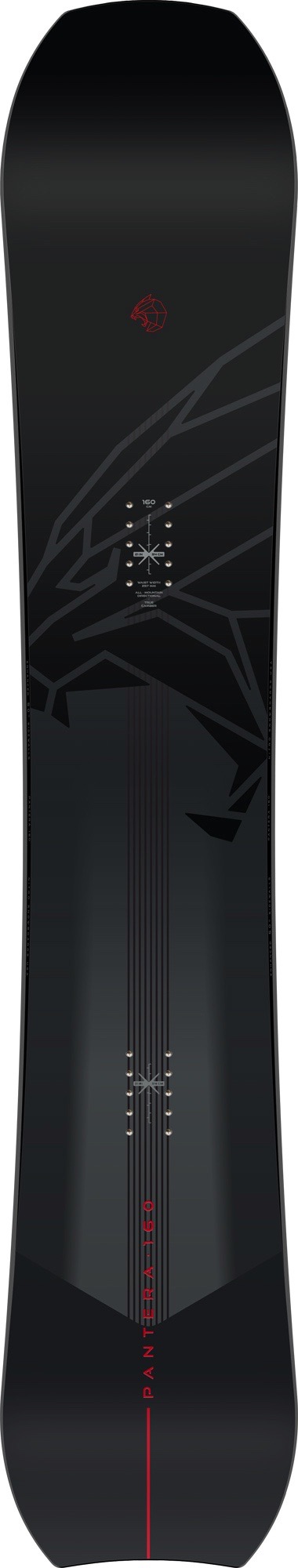 Nitro Pantera Snowboard 24 Allmountain Freeride Carving leicht