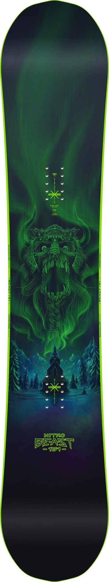 Nitro Beast Snowboard 23 Park Freestyle Kicker leicht Pipe