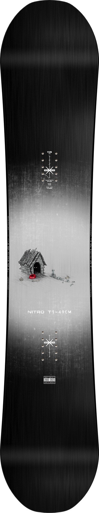 Nitro T1 Snowboard 23 Park Freestyle Kicker leicht Pipe snow