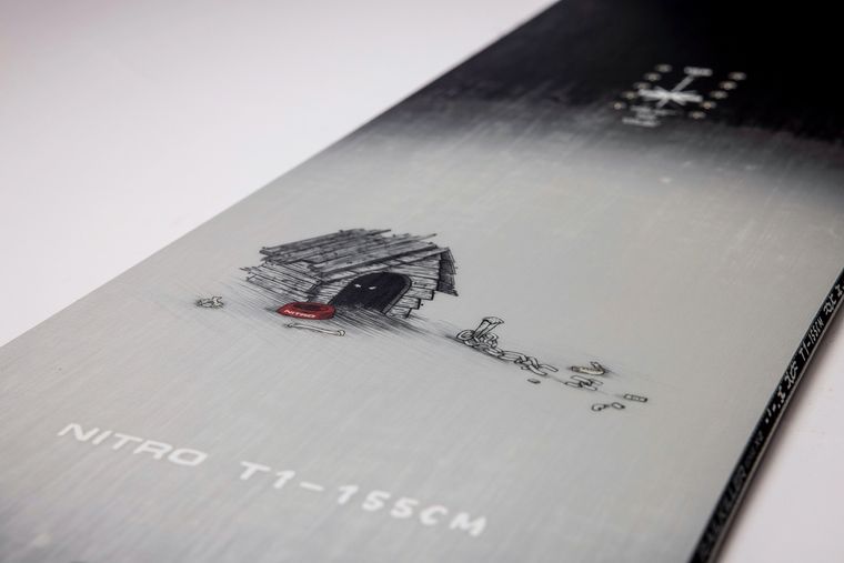 Nitro T1 Snowboard 23 Park Freestyle Kicker leicht Pipe snow