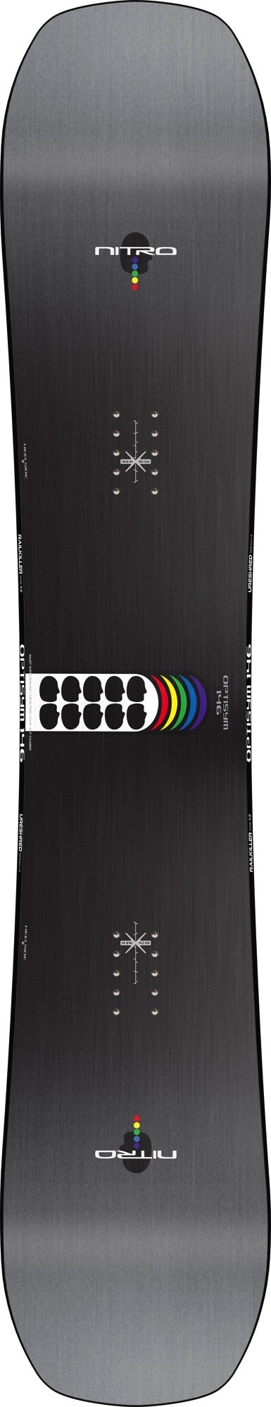 Nitro Optisym Snowboard 23 Park Freestyle Kicker leicht Pipe