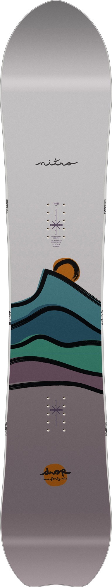 Nitro Drop Damen Snowboard 23 Für Frauen Allmountain Freeride