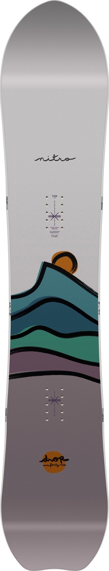 Nitro Drop Damen Snowboard 23 Für Frauen Allmountain Freeride