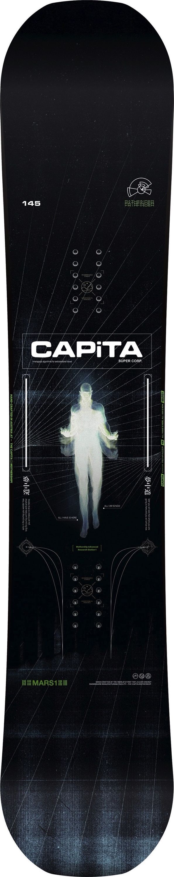 Capita Pathfinder Camber Snowboard 23 Freestyle Park Kicker Rail