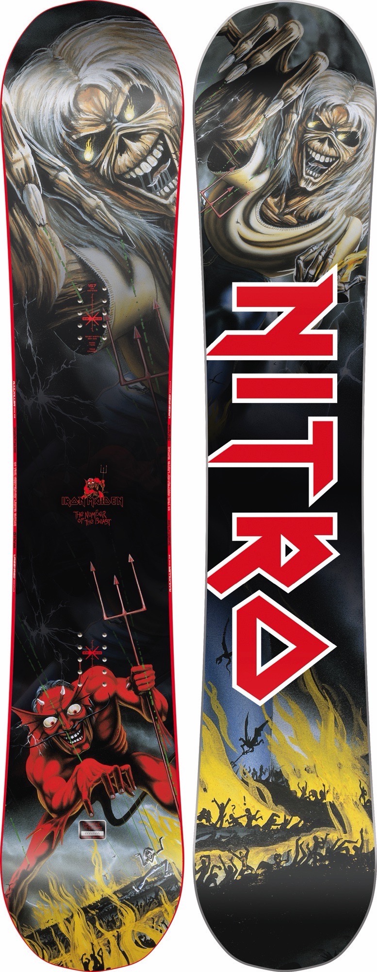 Nitro Iron Maiden LTD Beast Snowboard 23 Park Freestyle