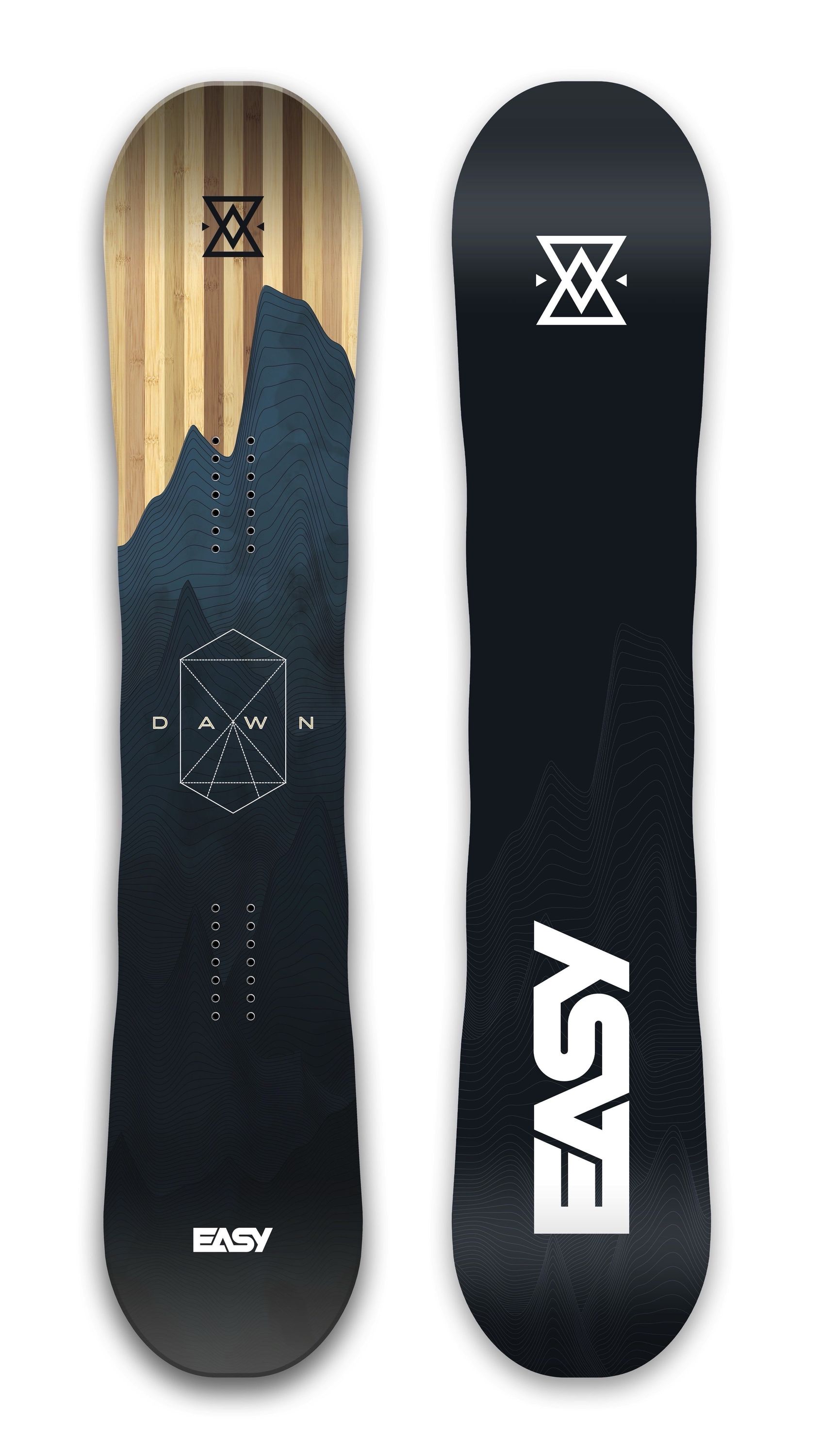 Easy Dawn Snowboard 23 All Mountain Piste leicht Snow Board