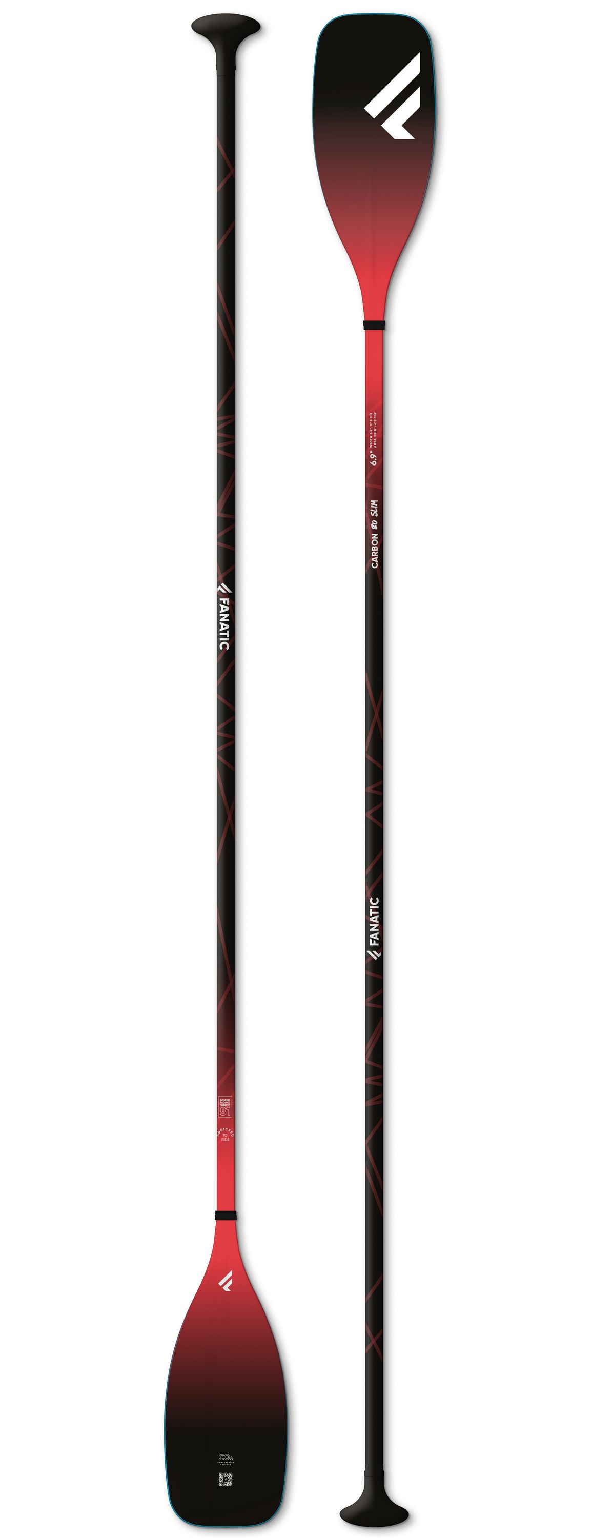 Fanatic Carbon 80 SUP Paddel 25 leicht Stand up paddle Wave surf