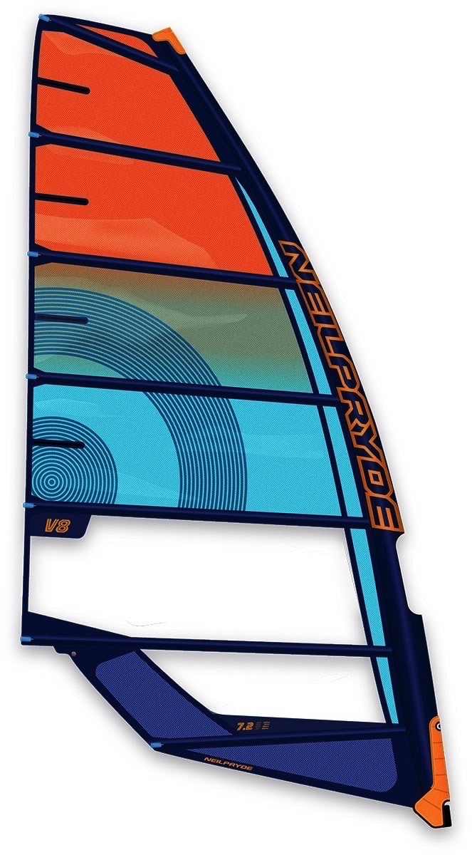 Neilpryde V8 Windsurfsegel 23 NP Slalom Race Leicht Segel Surf
