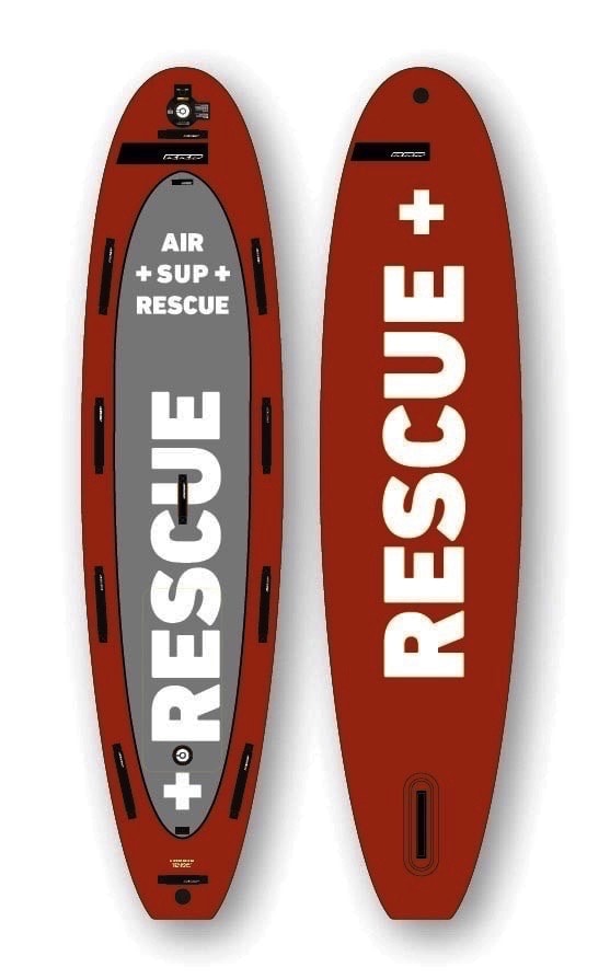RRD Air Rescue aufblasbar SUP Board 23 DLRG Rettungsschwimmer
