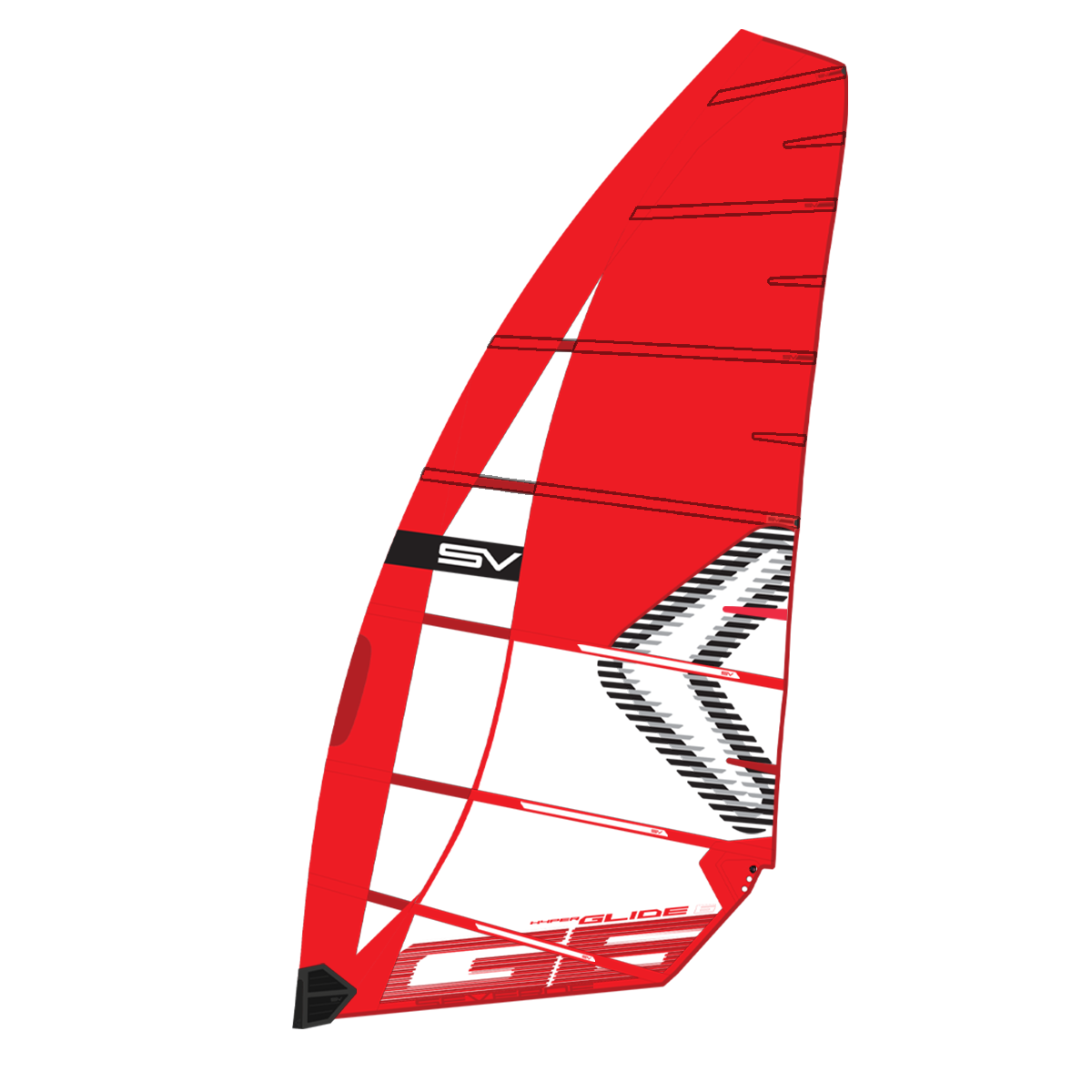 Severne HyperGlide 6 Segel 23 Windsurfsegel Race Slalom Leicht