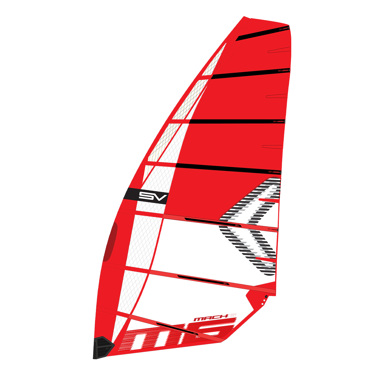 Severne Mach 6 Segel 23 Windsurfsegel Race Slalom Leicht surf