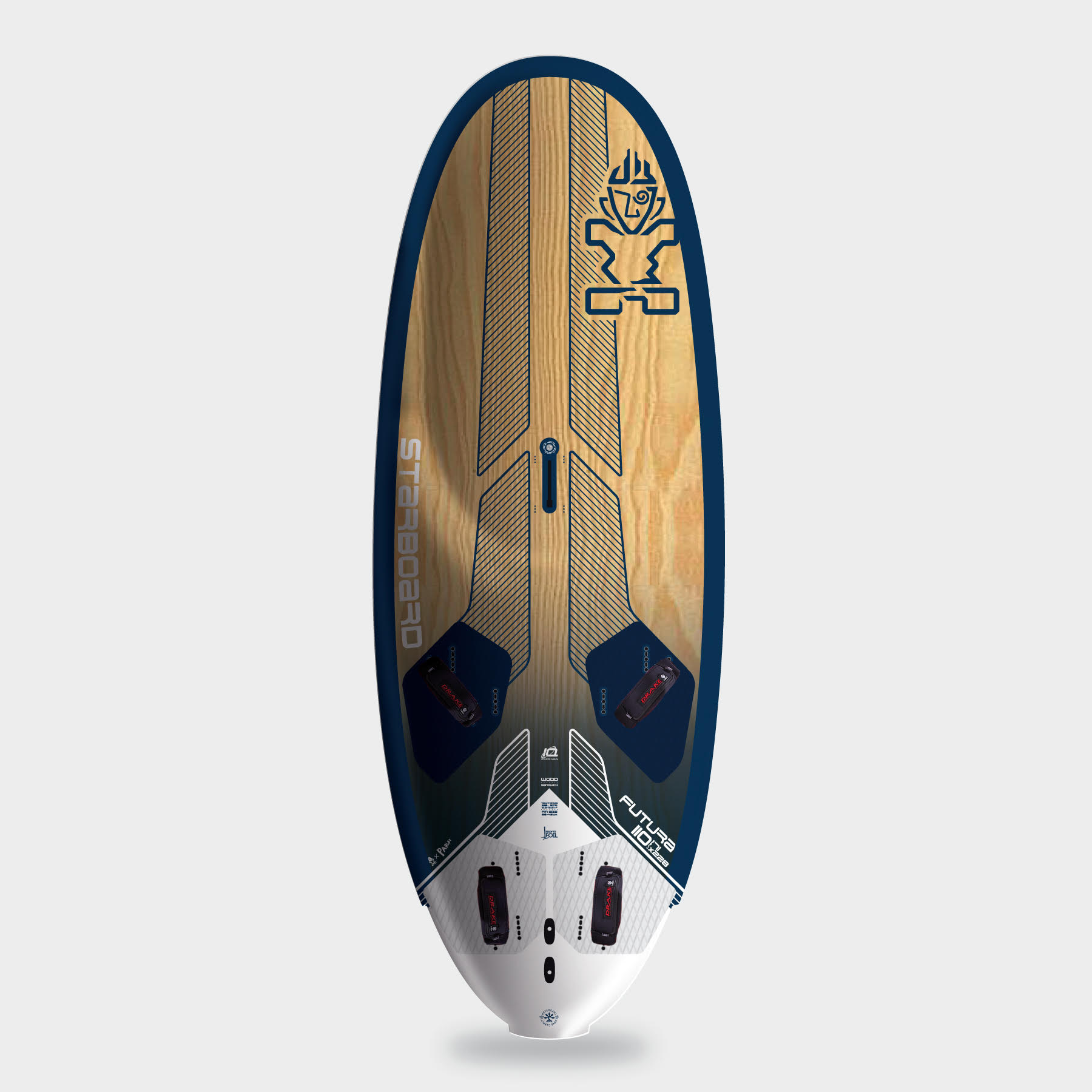 Starboard Futura Wood Sandwich Windsurfboard 23 Freeride Board