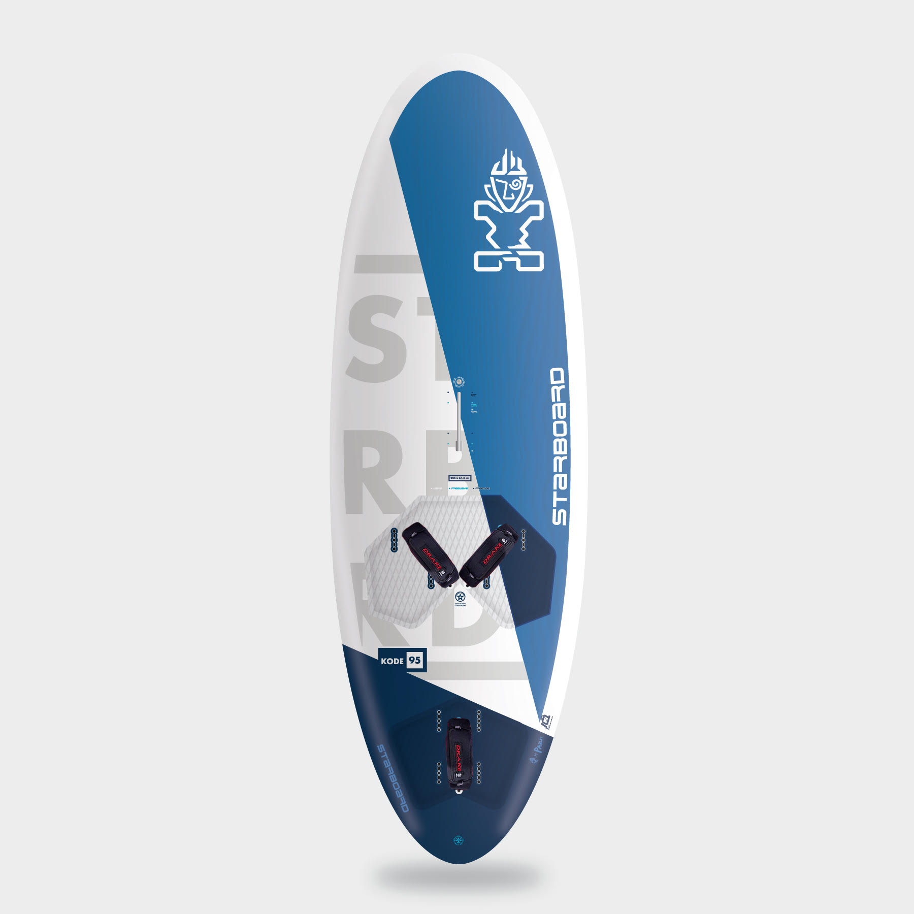 Starboard Kode Wood Sandwich Windsurfboard 23 Wave Welle Surf