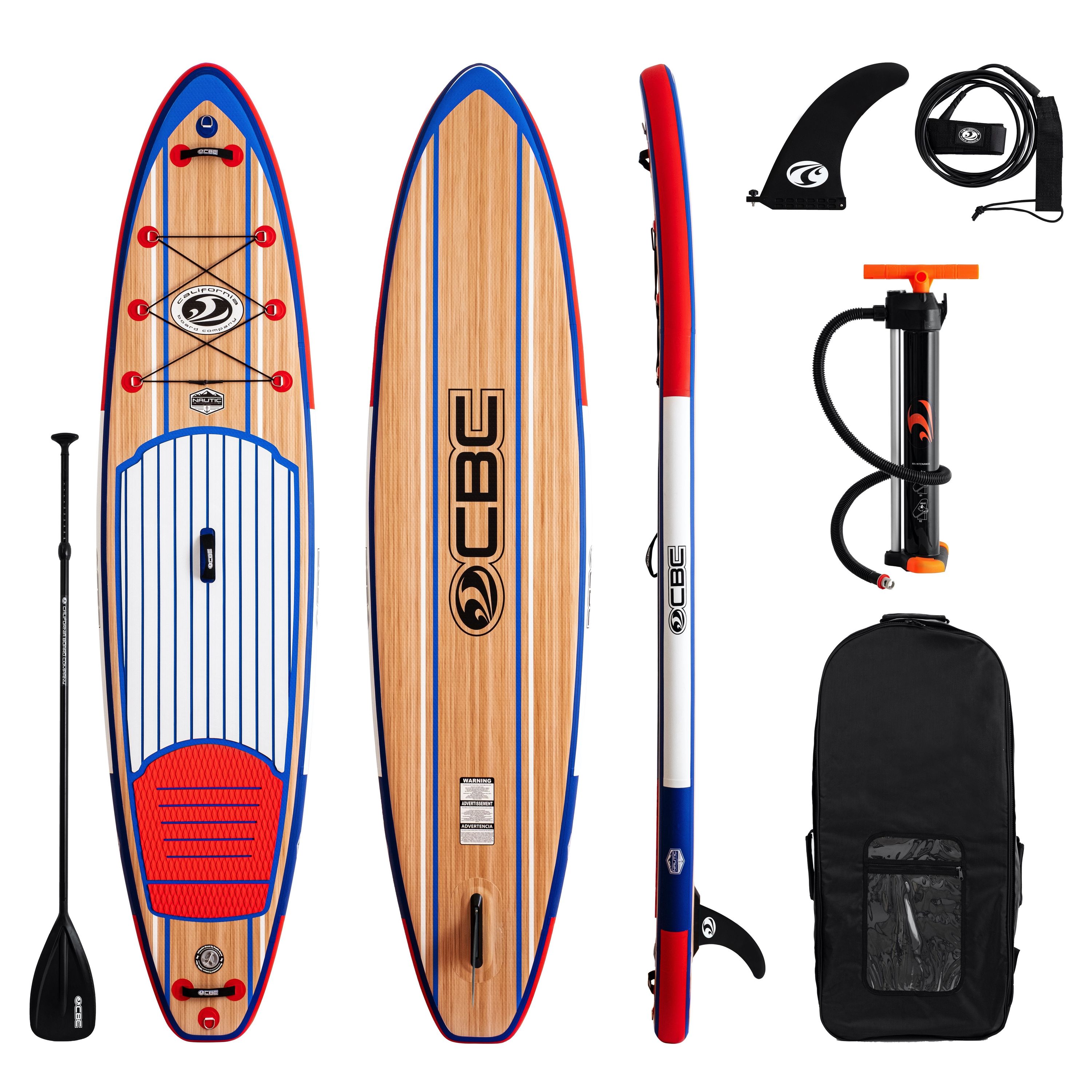 CBC Set Nautic aufblasbar SUP Board 23 Stand up paddle Paddel