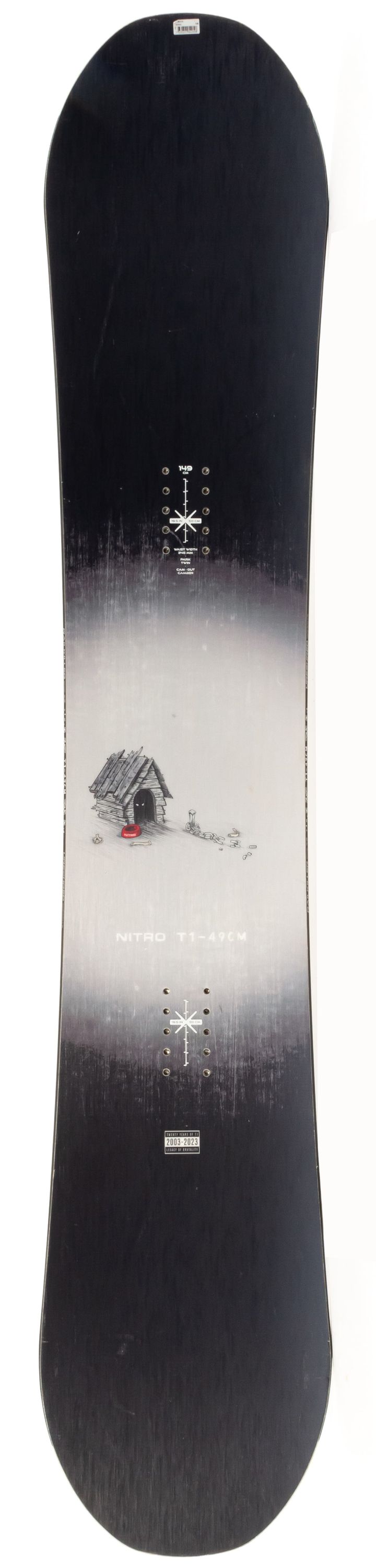 Nitro T1 Snowboard 23 Park Freestyle Kicker leicht gebraucht