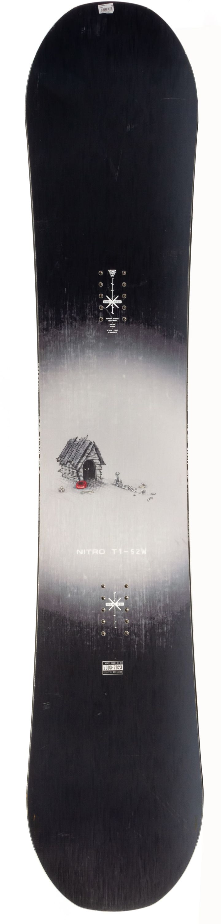 Nitro T1 Wide Snowboard 23 Park Freestyle Kicker gebraucht