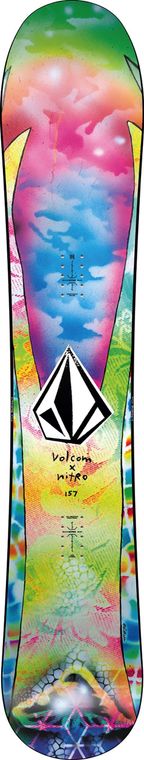 Nitro Alternator x volcom Snowboard 24 leicht hochwertig