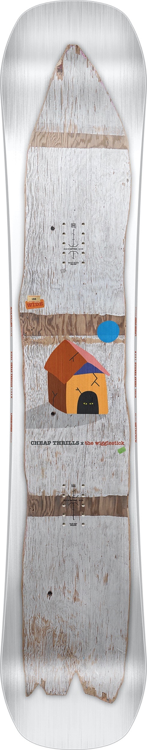 Nitro Cheap thrills wide Snowboard 24 leicht hochwertig