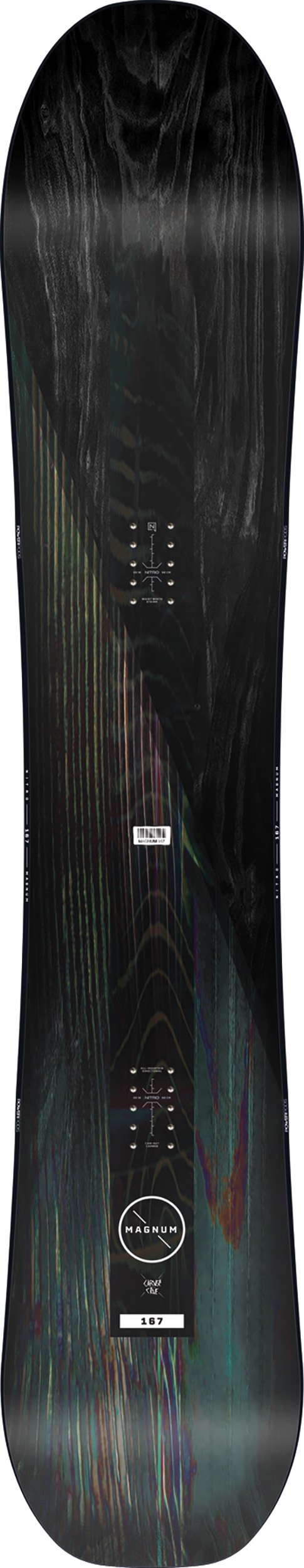 Nitro Magnum black base Snowboard 24 leicht hochwertig