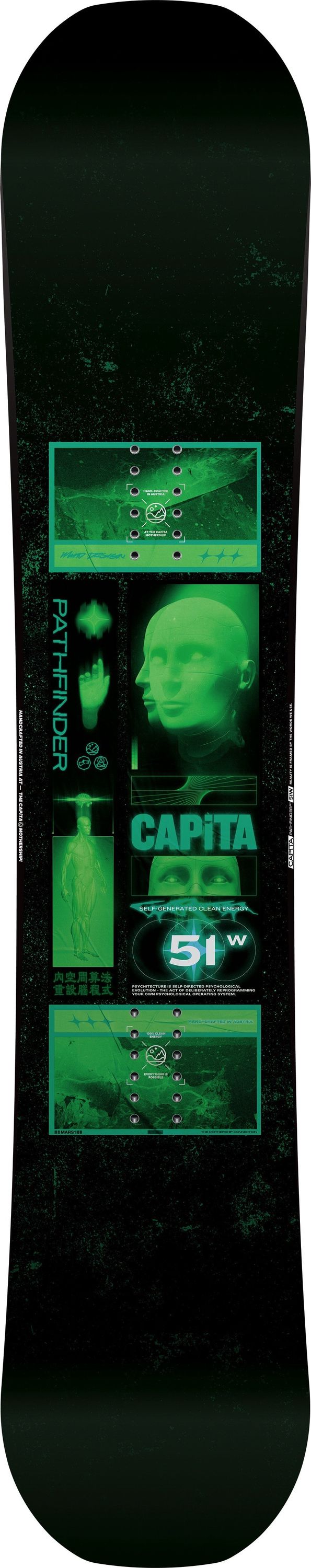 Capita Pathfinder reverse camber Wide Snowboard 24 Leicht