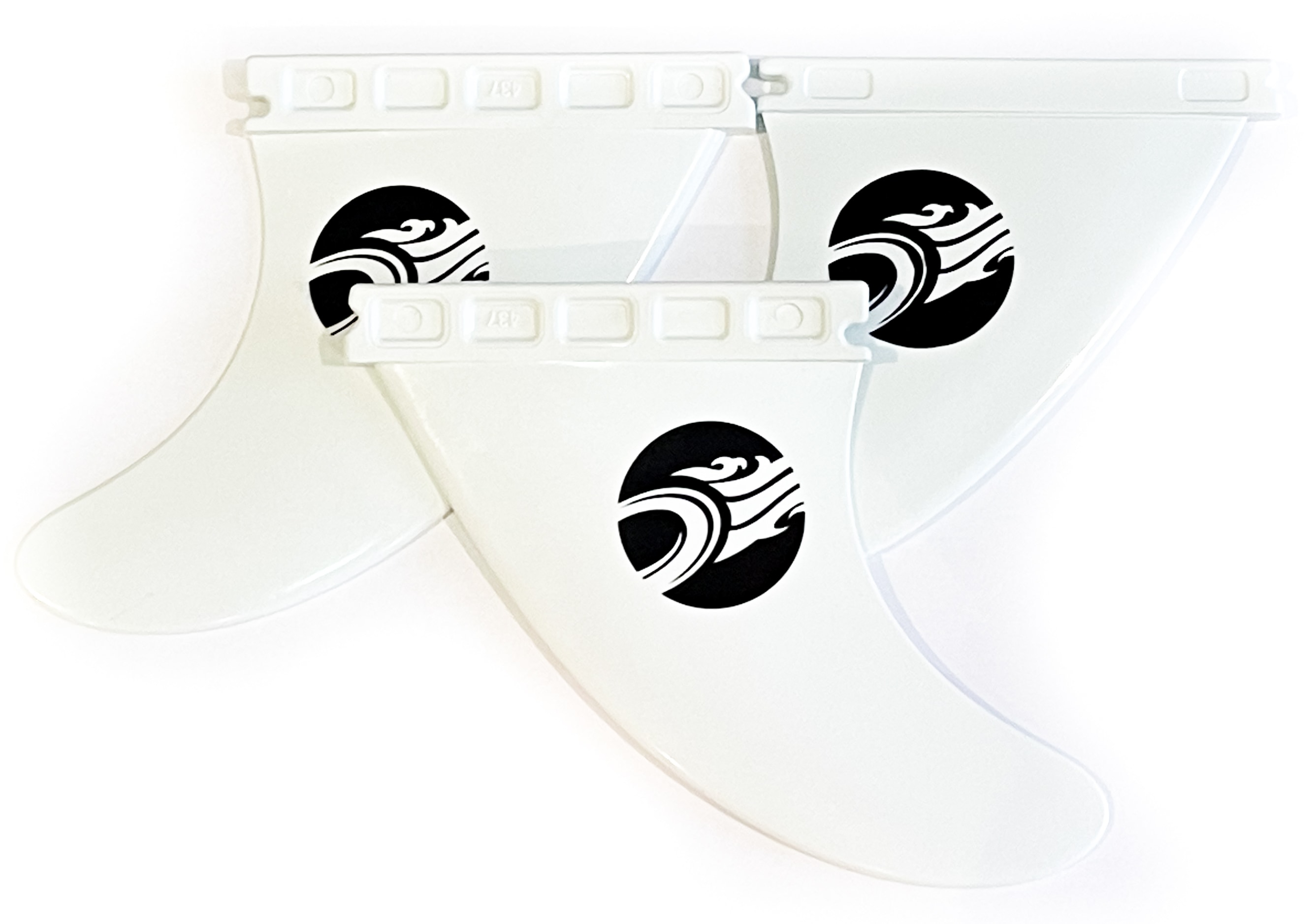 Cabrinha Surf Fin Thruster Set inj Mold Finnen 24 Kitesurf Board