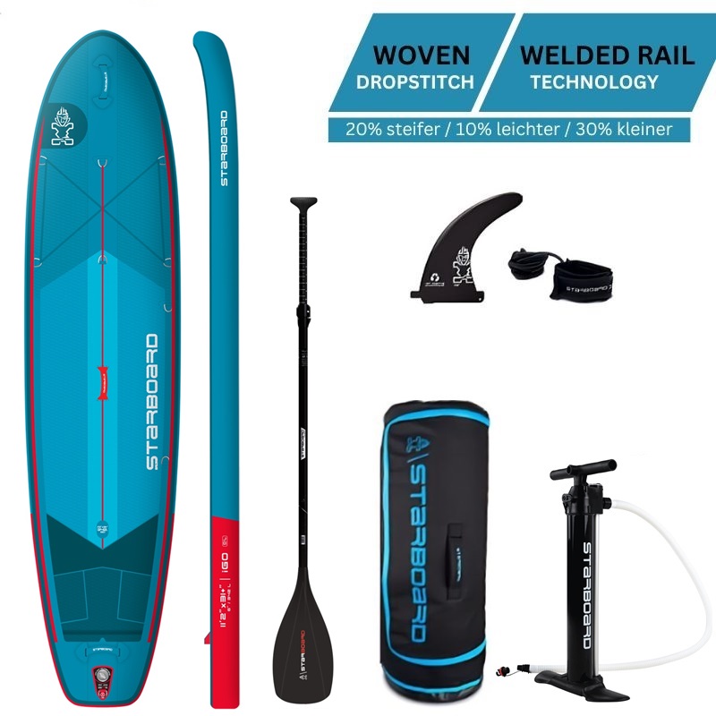 Starboard Igo Roll Deluxe Lite Sc inkl Paddel SUP Set 24