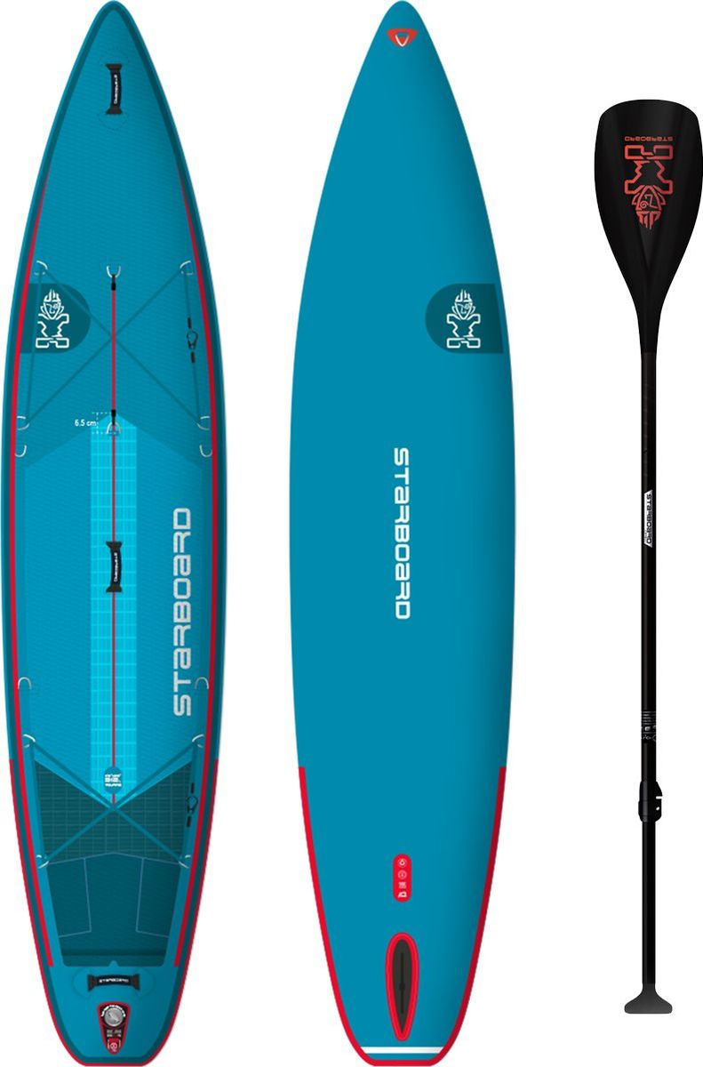 Starboard Touring Roll Deluxe Lite Sc inkl Paddel SUP Set 24