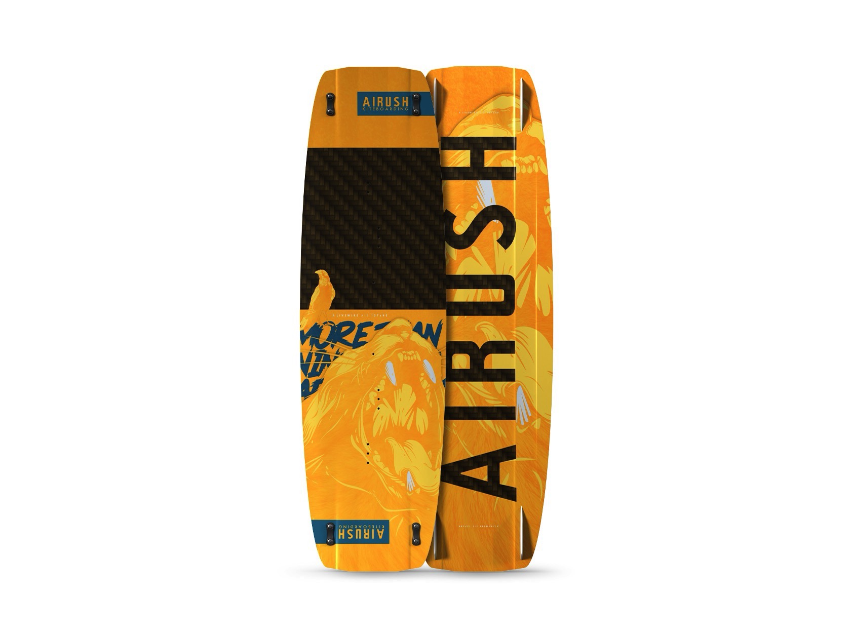 Airush Livewire Airboard, Handle And Fins Only Kiteboard Twin 24