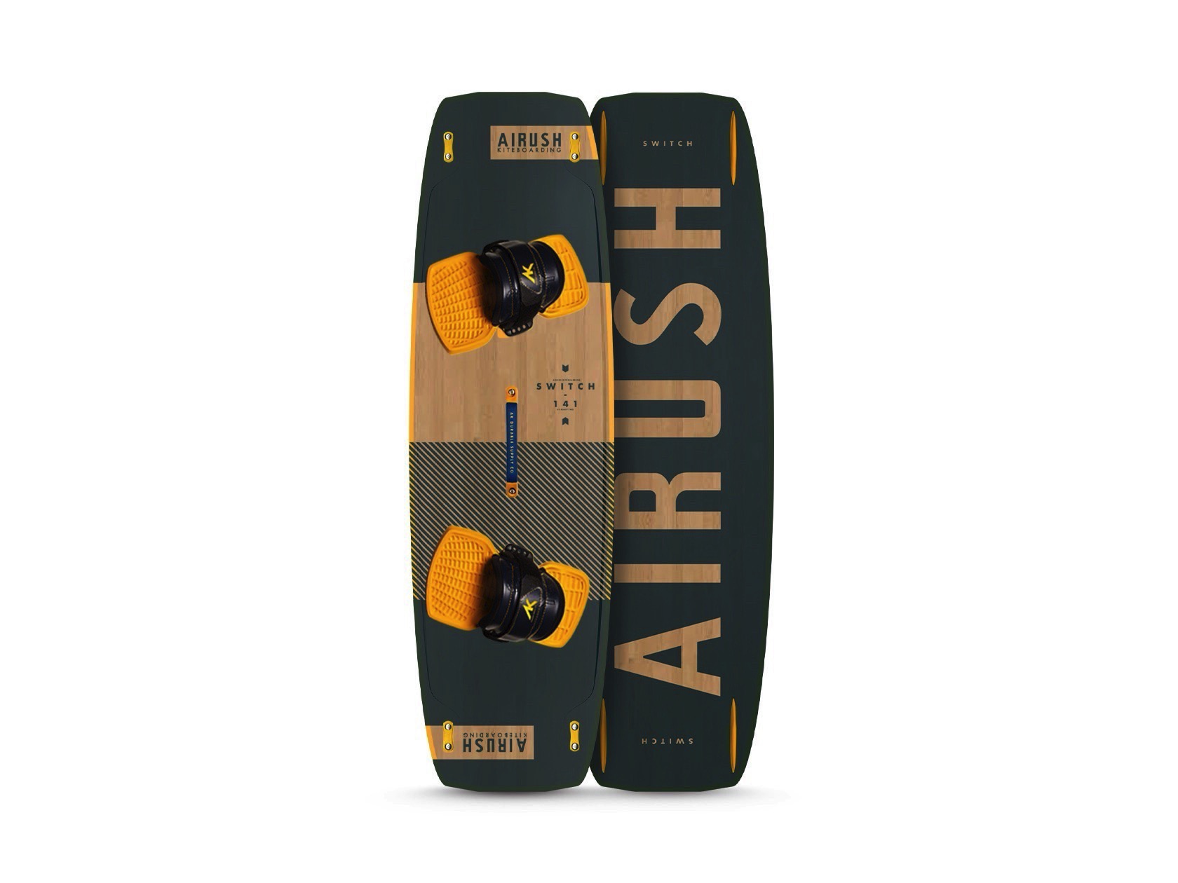 Airush Switch V11 Blue complete Kiteboard Twin inkl Bindung 24