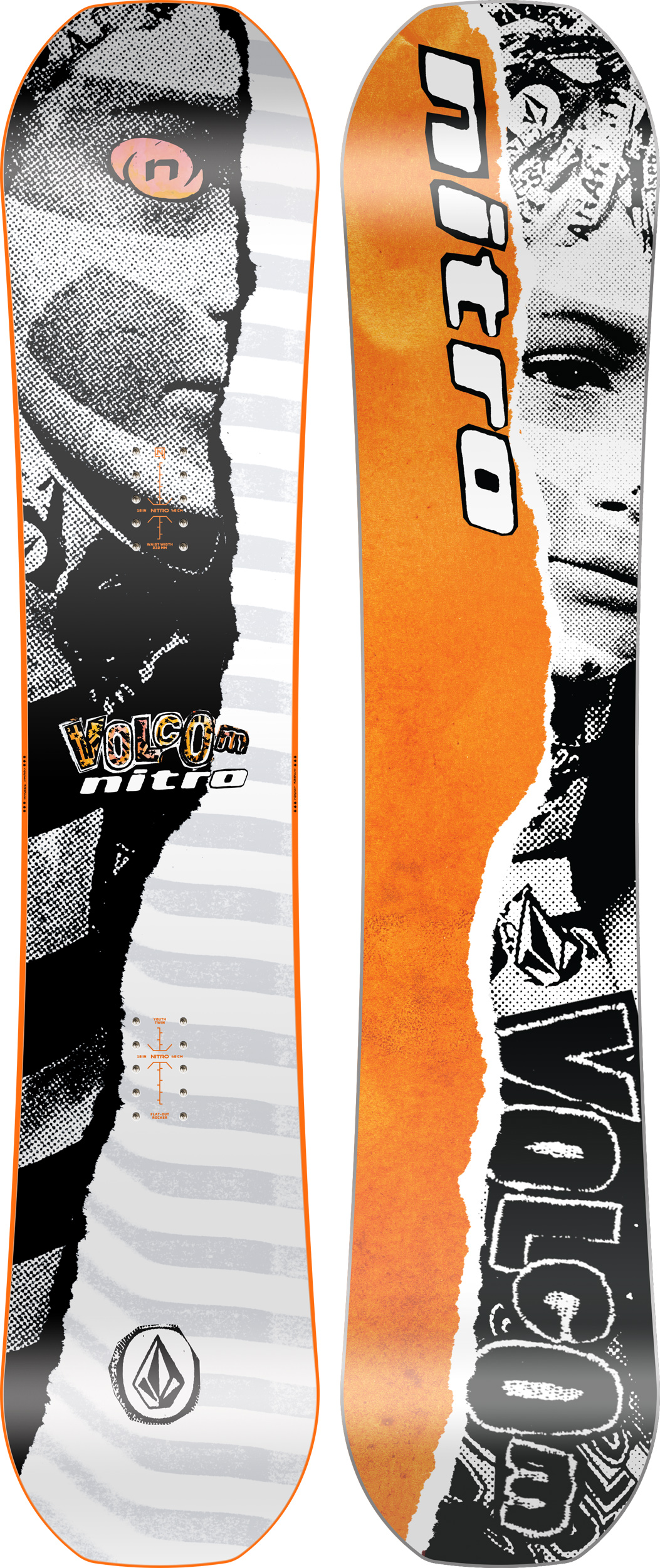 Nitro Ripper Youth X Volcom Snowboard 26