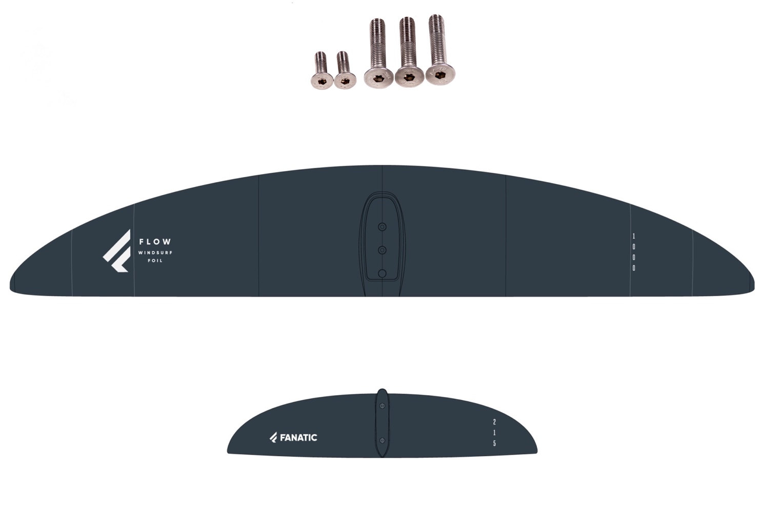 Fanatic Flow Foil Wing Set 1000/215 2020 Windsurf Foiling Flügel