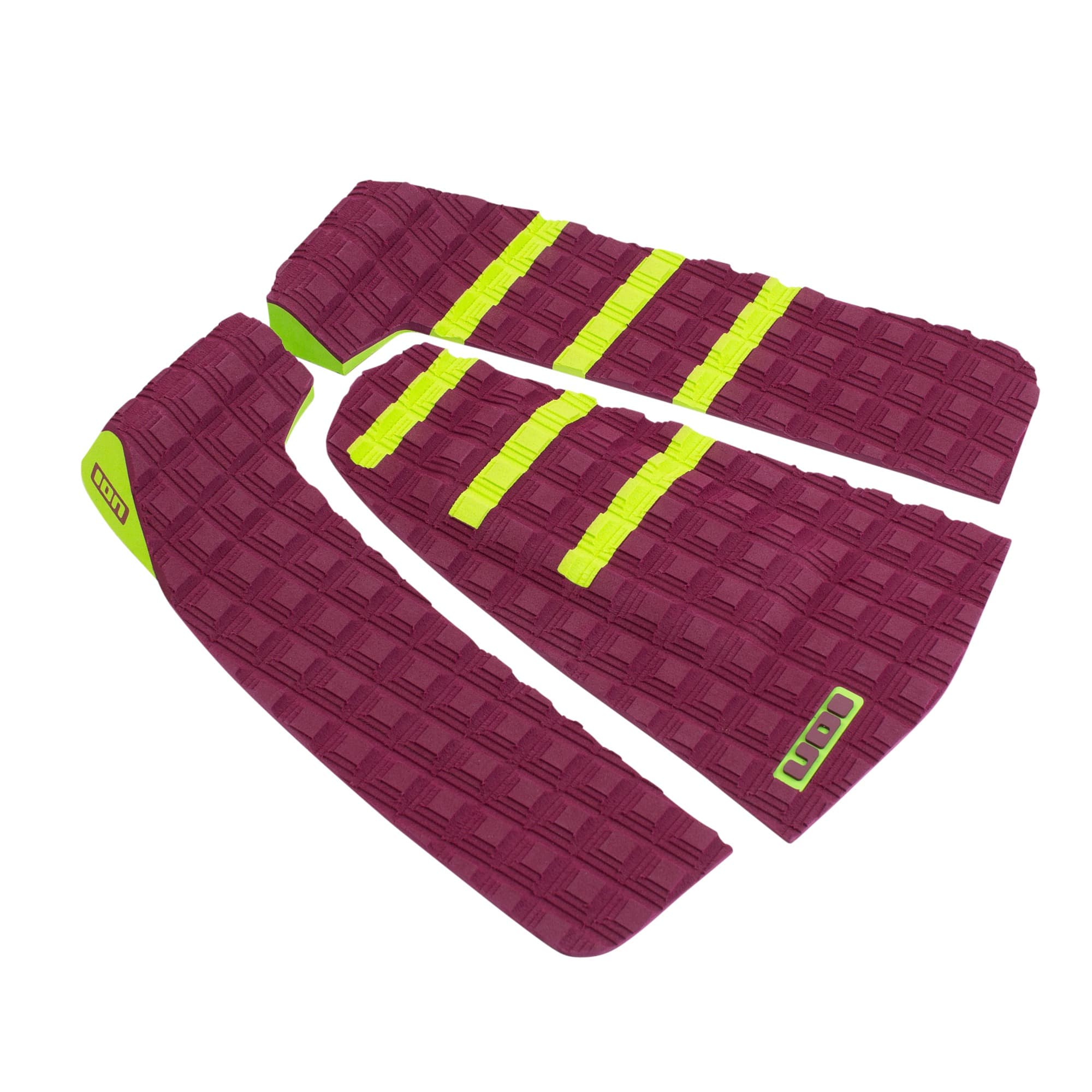 ION Surfboard Pads Stripe 3pcs red Footpad Kicktail deck EVA