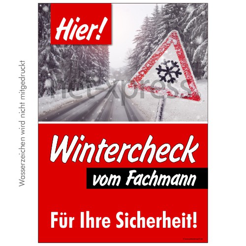 Plakat Wintercheck | net-xpress.de