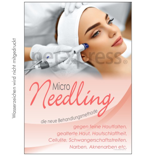 Plakat Microneedling | net-xpress.de