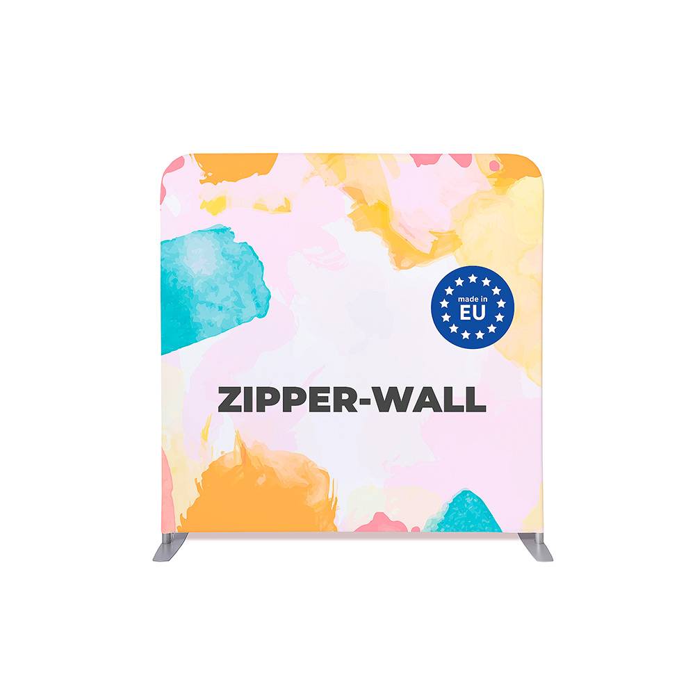 Zipper Wall Straight Basic 150 x 150 cm | net-xpress.de