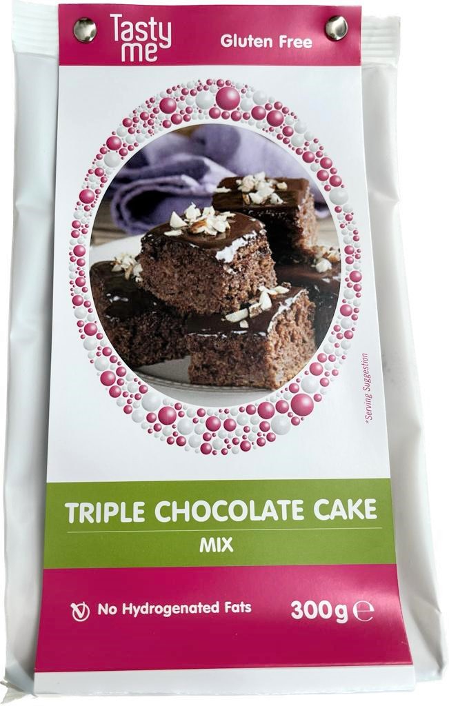 Backmischung "Triple Chocolate Cake" 300 g glutenfrei Tasty Me | backshop24 - Alles für Profi ...