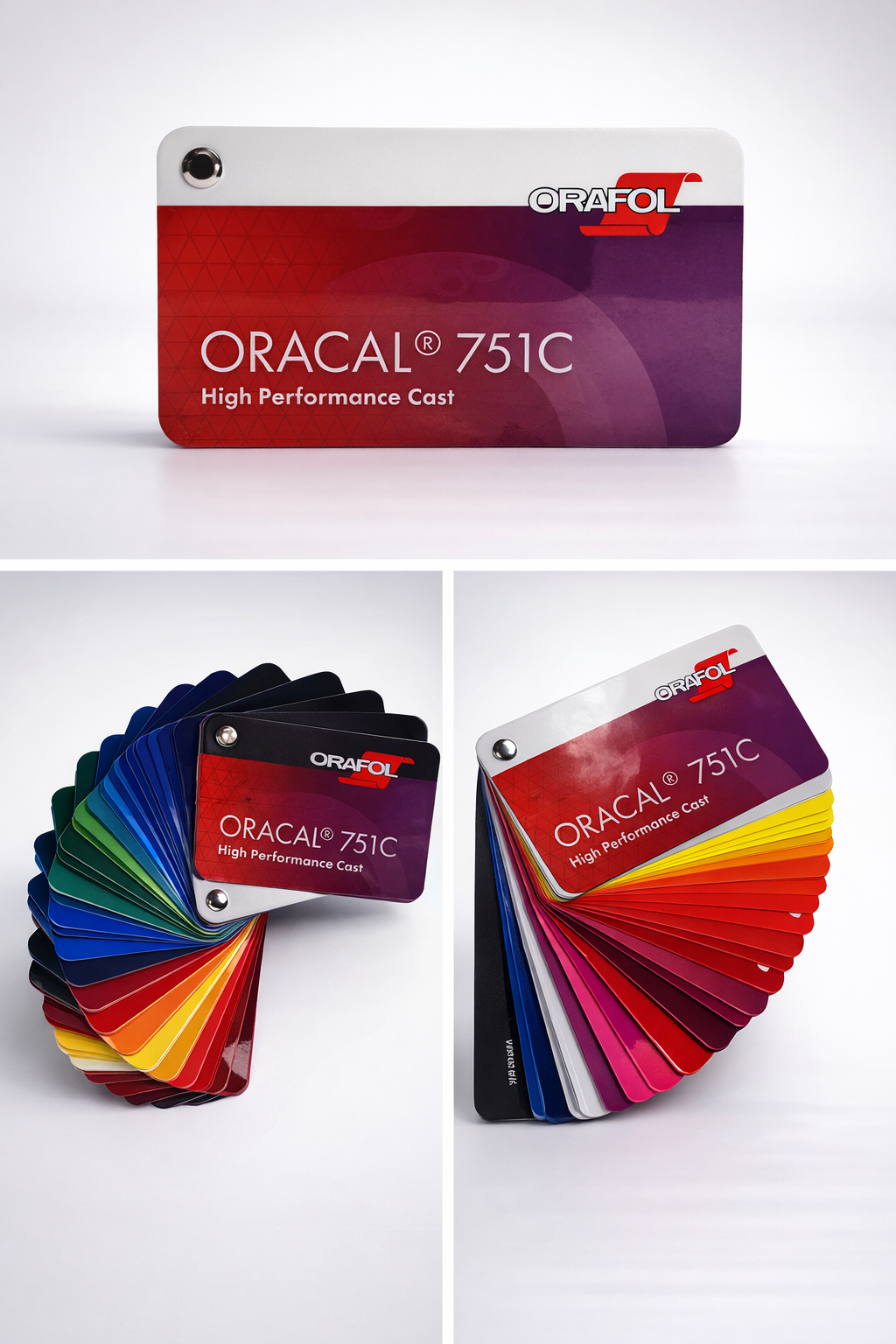 ORAFOL Farbfächer ORACAL® 751C Serie – mit original Farbmustern ...