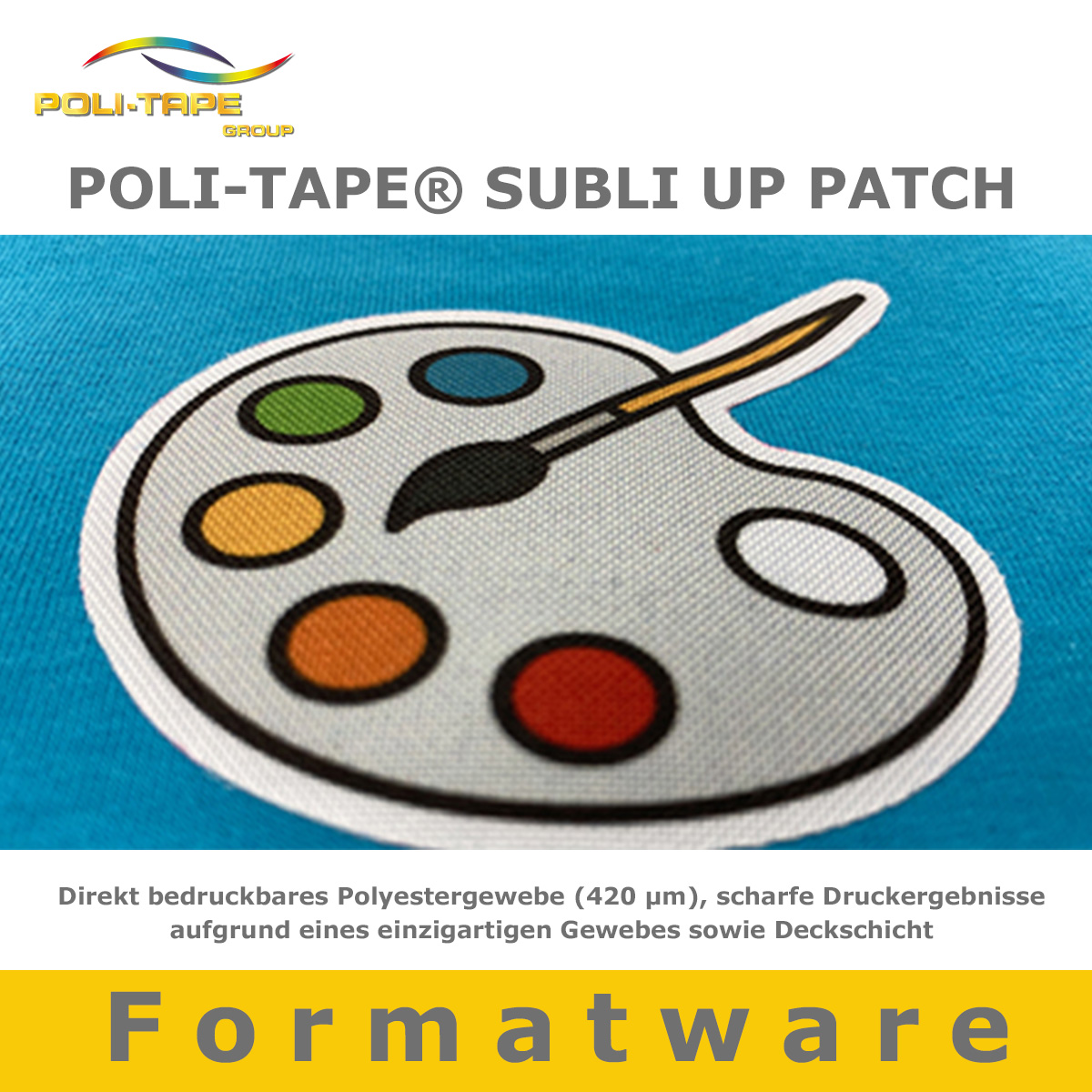 POLI-TAPE SUBLI UP PATCH - DIN A4 | Kreativplotter Webshop