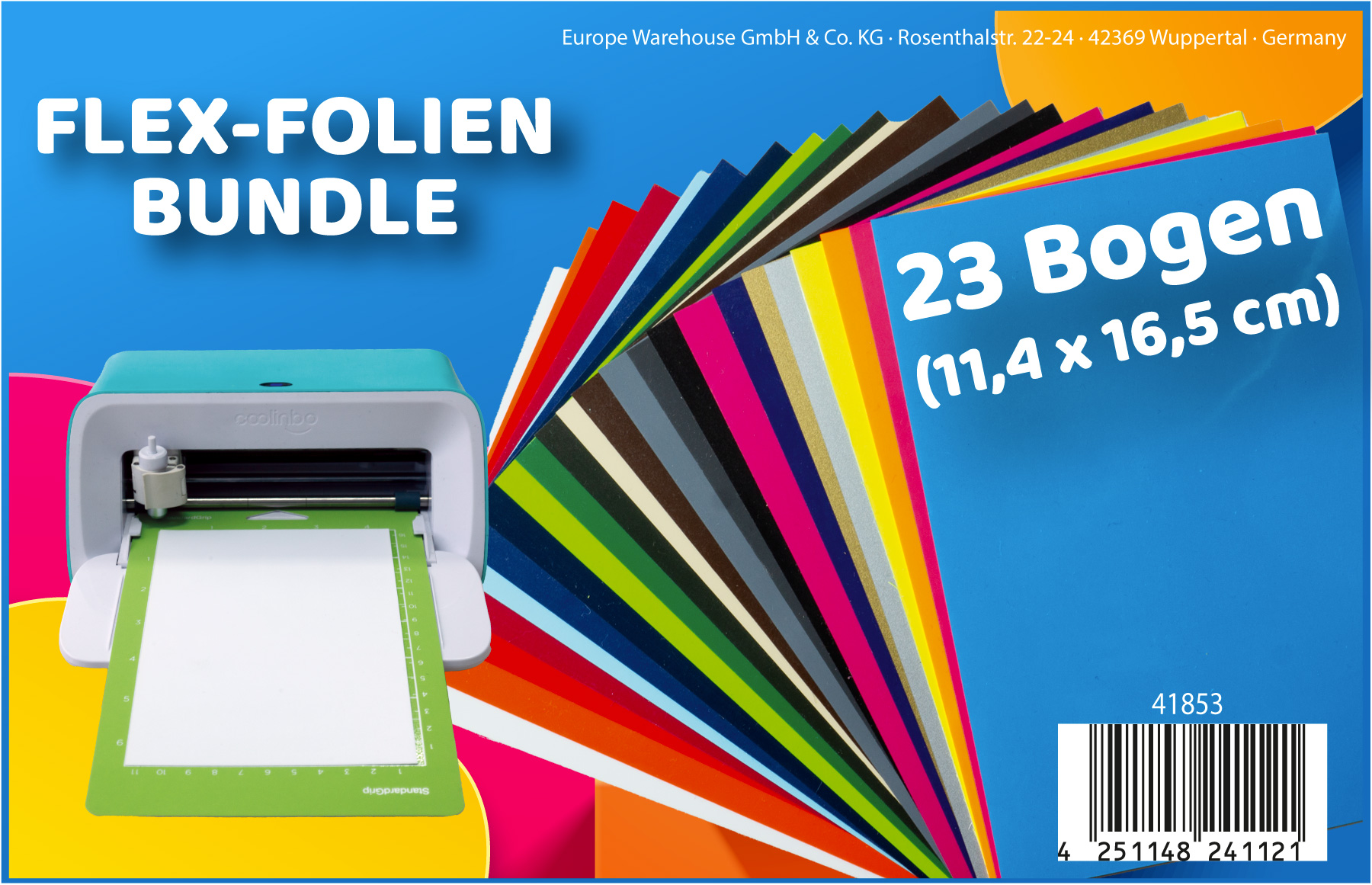 Flex-Folien Vorteilspack 23 BogenF | Kreativplotter Webshop
