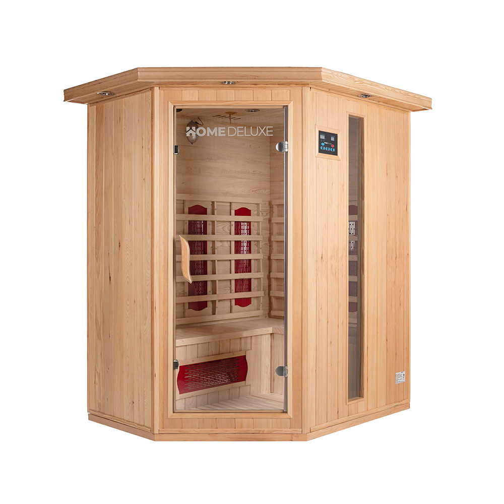 Preisvergleich für Home Deluxe Infrarotkabine SONORA - S, BxHxT 135x190x105 cm, aus Esg ...