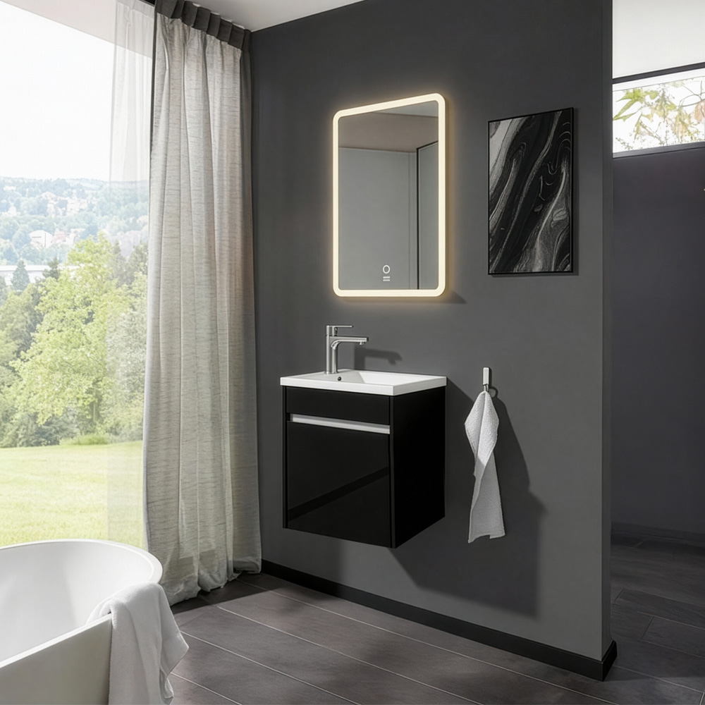 Complete bathroom furniture set BORKUM I Home Deluxe